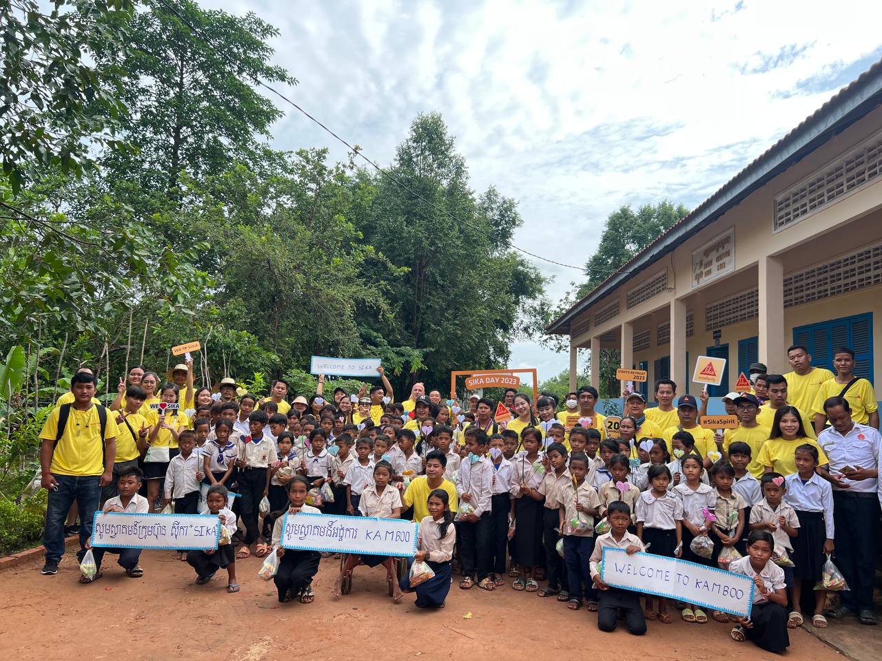 Renovation of three classrooms by Sika Cambodia - Kamboo Ecotourism